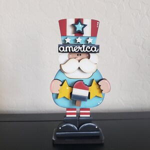 Standing Mini Uncle Sam | Uncle Sam | Fourth of July | Uncle Sam Shelf ...