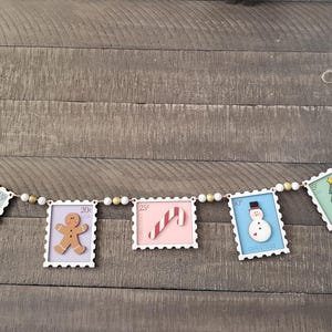 Letters to Santa Garland / Christmas Letters Decor / Mantle Decor ...