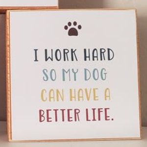 Dog Wooden Blocks - Dog Sign Accents - Dog Decor - Dog Tier Tray Decor ...