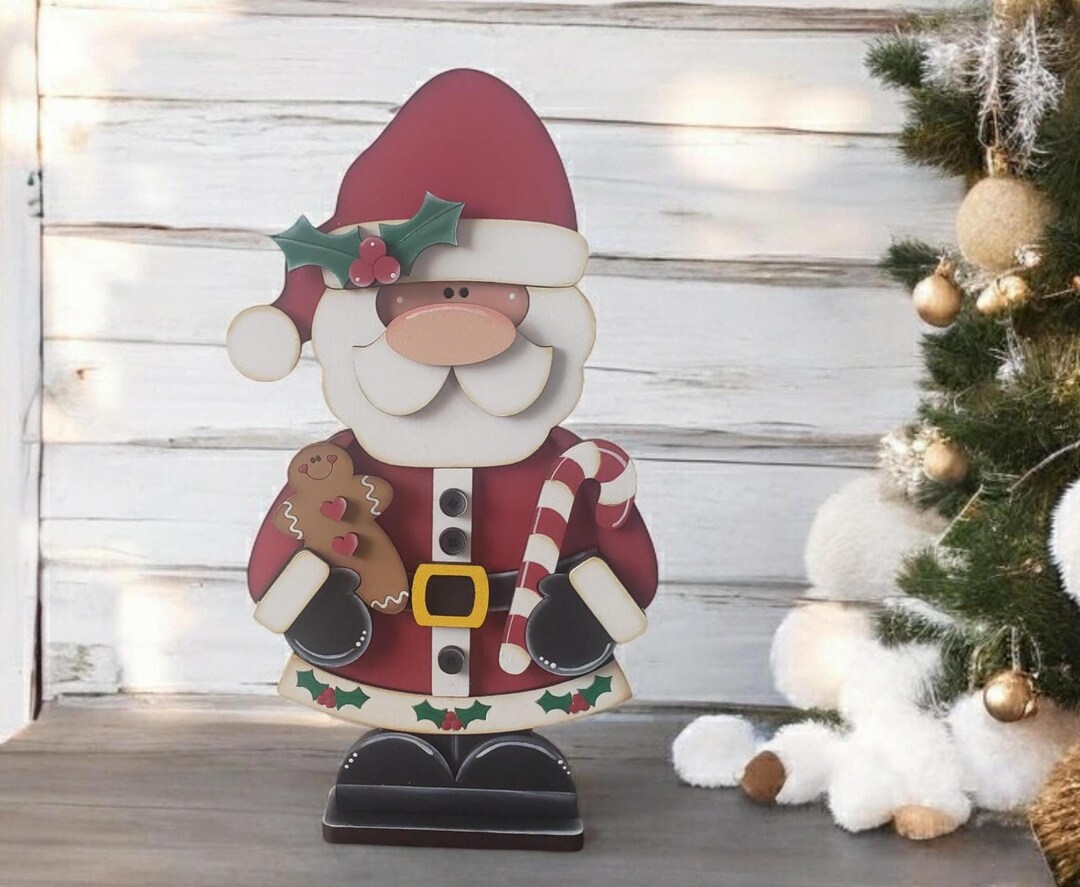 Standing Santa Claus Shelf Sitter, Christmas Decoration, Christmas ...