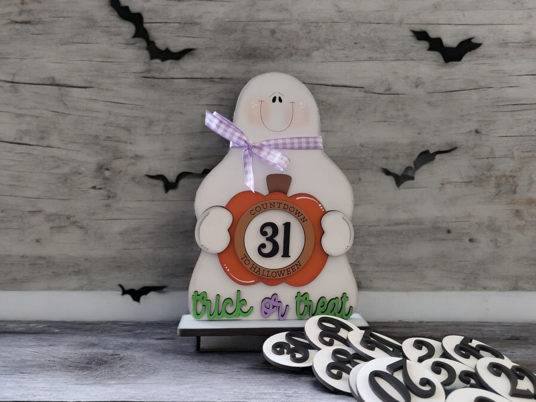 Standing Countdown Halloween Ghost | Ghost | Halloween | Ghost Shelf ...