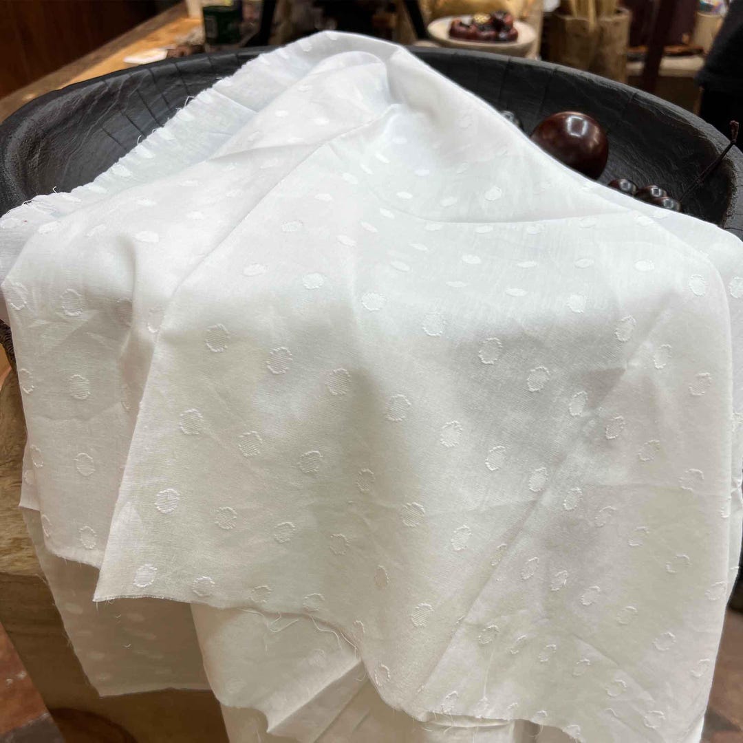 Thin and Transparent, Elliptical Pole-dot Cloth 100 Cotton Clothing ...