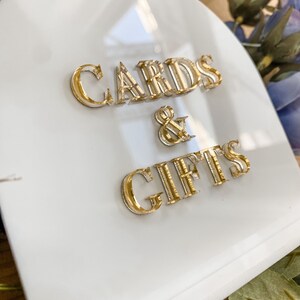 MINI Cards & Gifts 3D Acrylic Sign / Cards and Gifts Sign / Acrylic ...