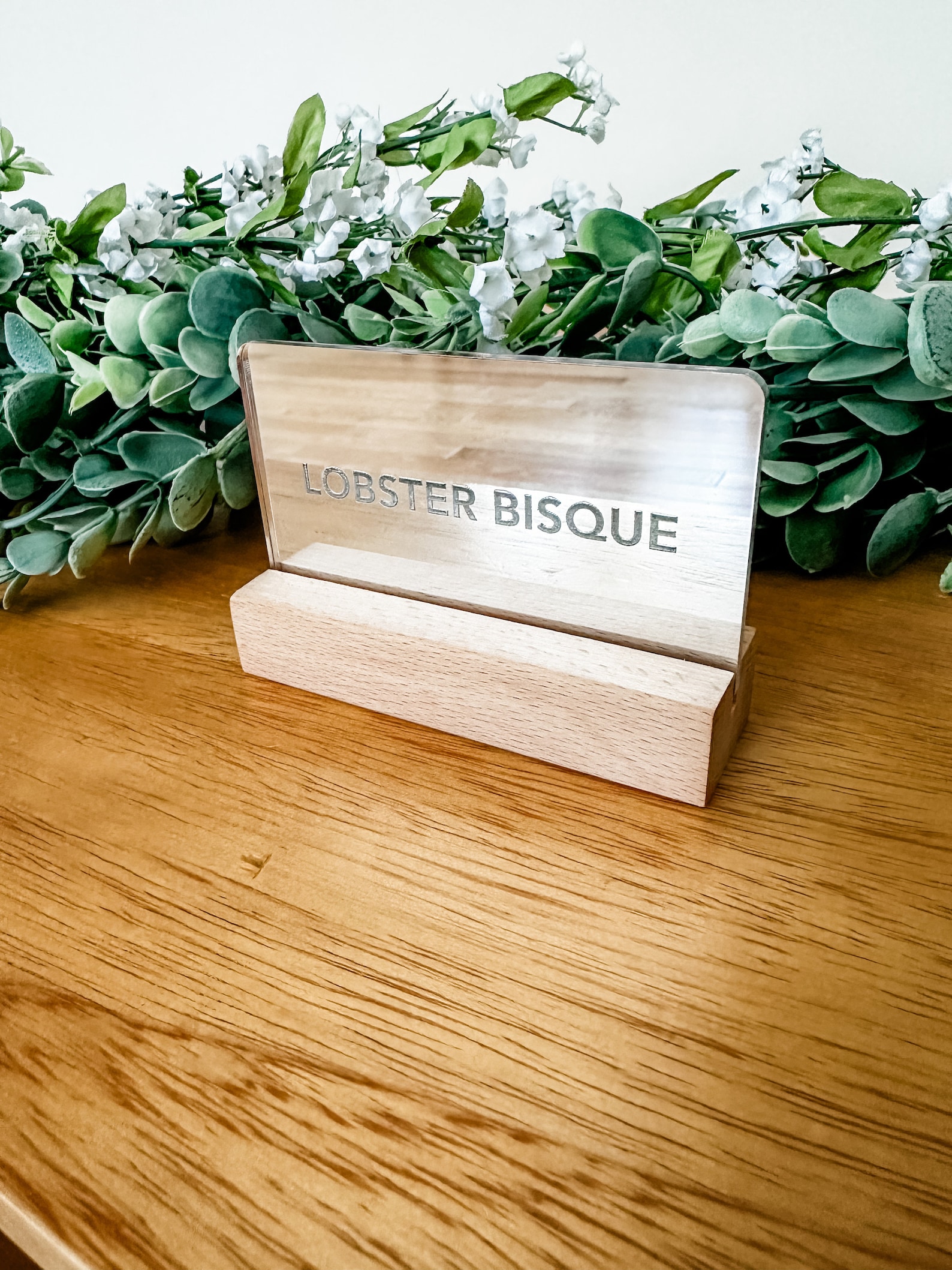 Acrylic Buffet Food Labels / Small Acrylic Food Signs With Stands ...