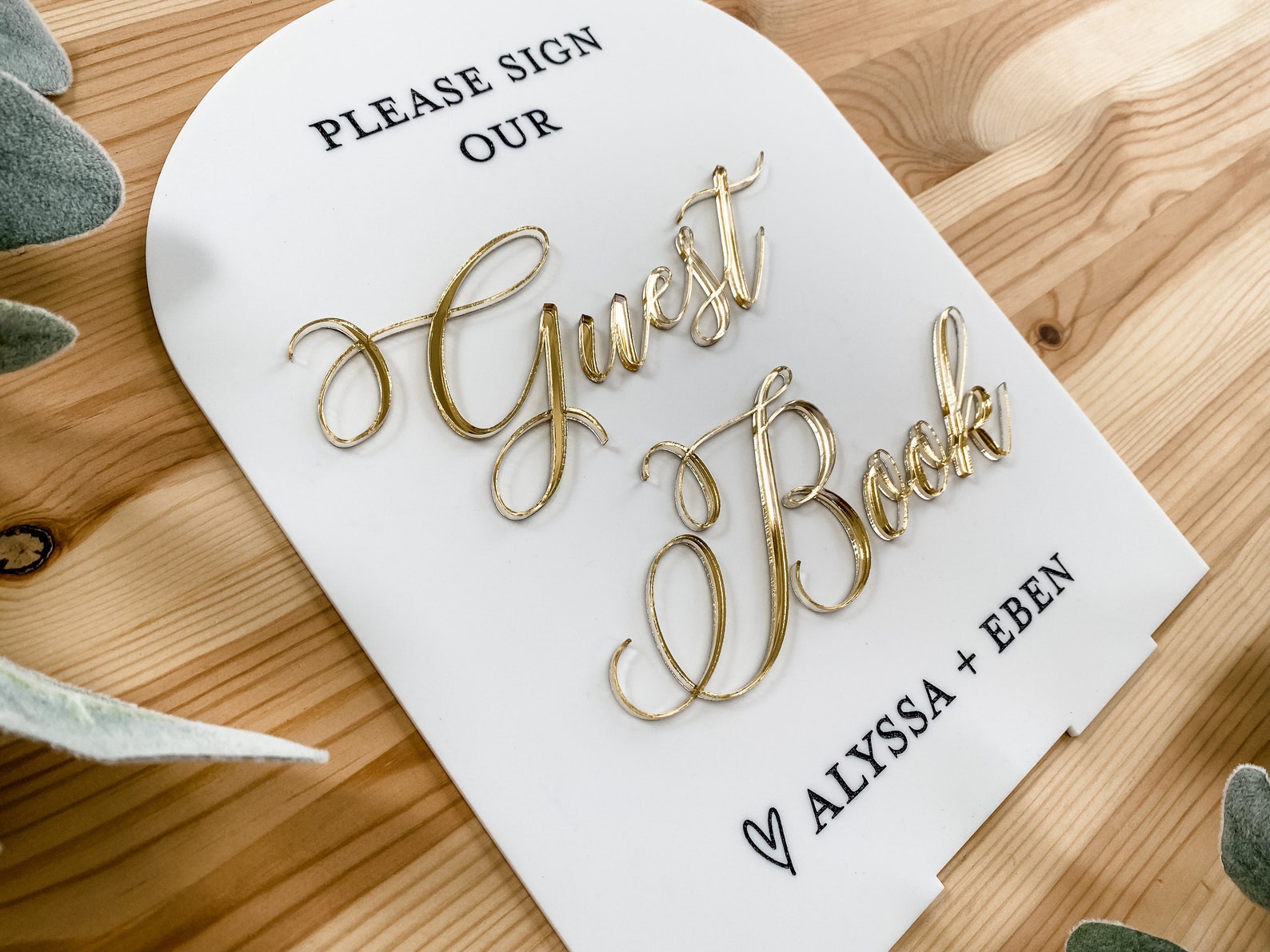 3D Arched Wedding Sign TRIO / Bundle Wedding Signs / Three | Etsy