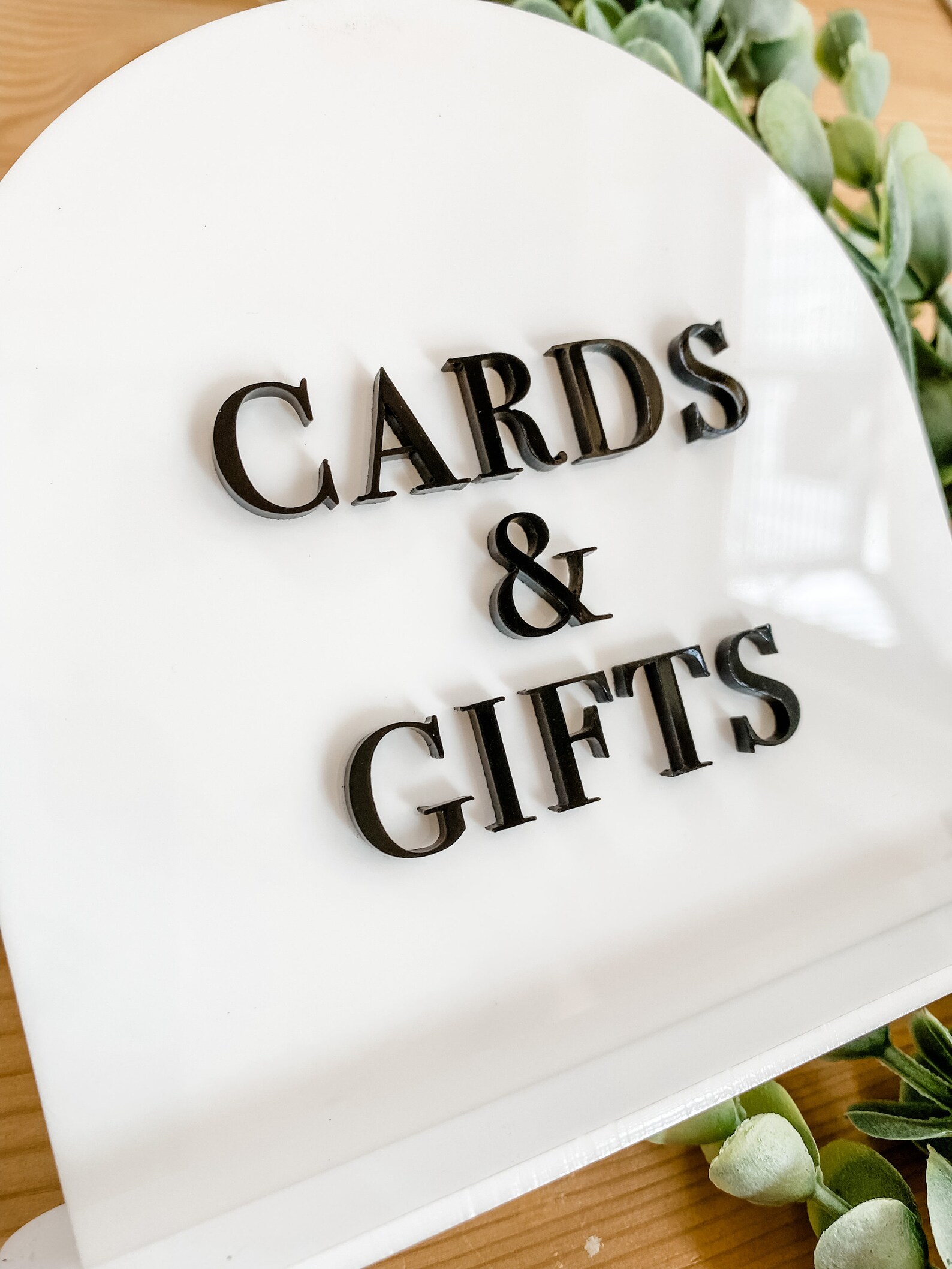 MINI Cards & Gifts 3D Acrylic Sign / Cards and Gifts Sign / - Etsy
