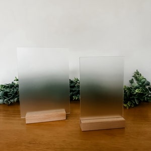 BLANK Acrylic Table Numbers / Shaped Table Number Signs / Blank Signs ...
