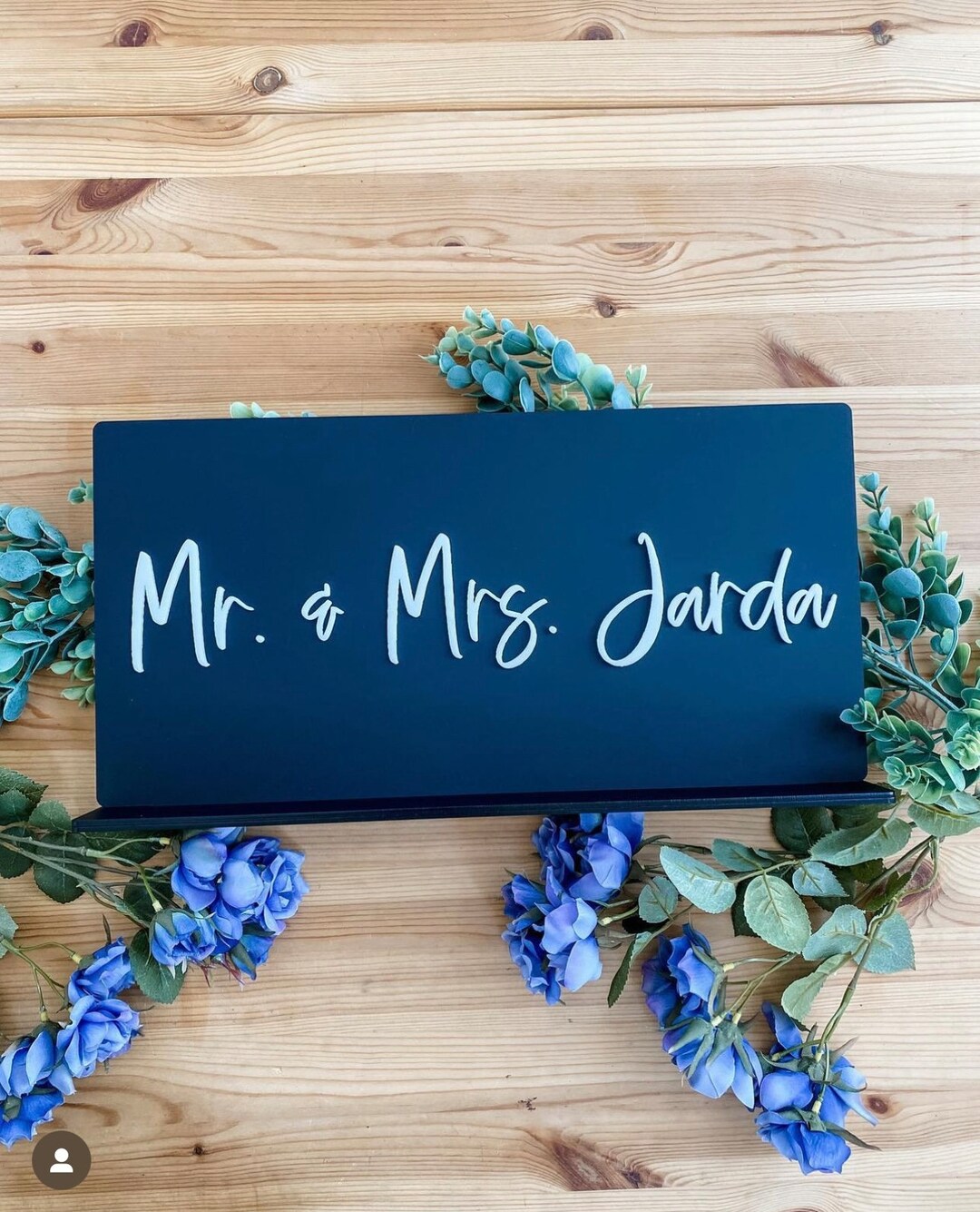 3D Acrylic Head Table Sign / Wedding Head Table Signage / Acrylic ...