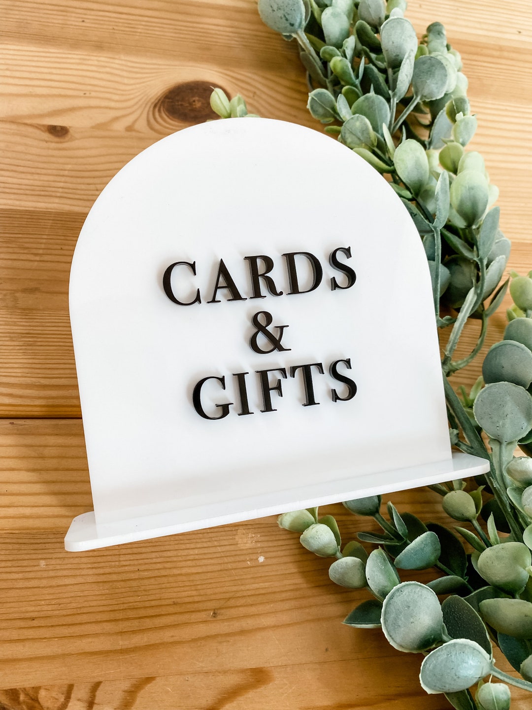 MINI Cards & Gifts 3D Acrylic Sign / Cards and Gifts Sign / Acrylic ...