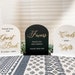3D Arched Wedding Sign TRIO / Bundle Wedding Signs / Three - Etsy