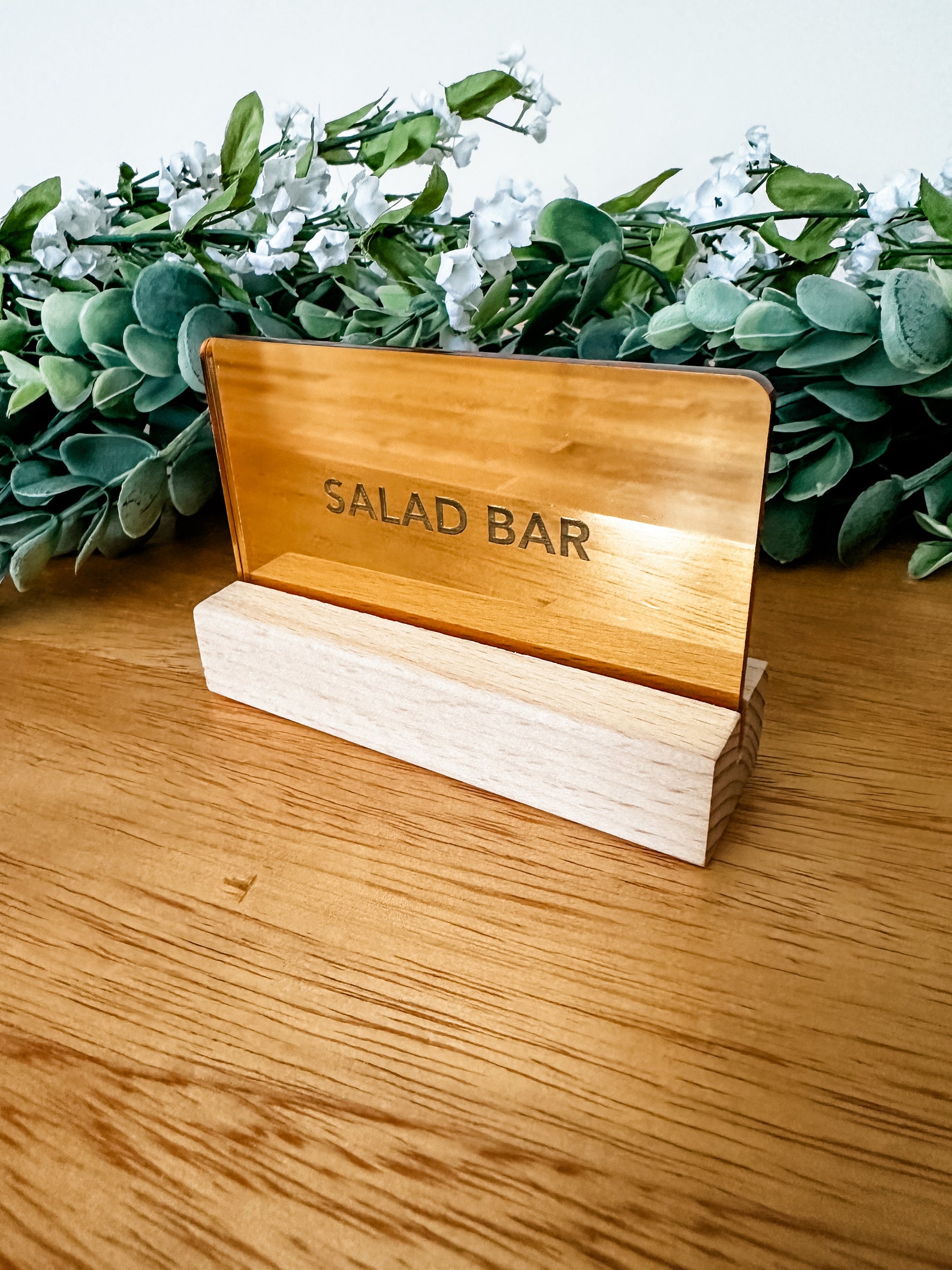 Acrylic Buffet Food Labels / Small Acrylic Food Signs With Stands ...