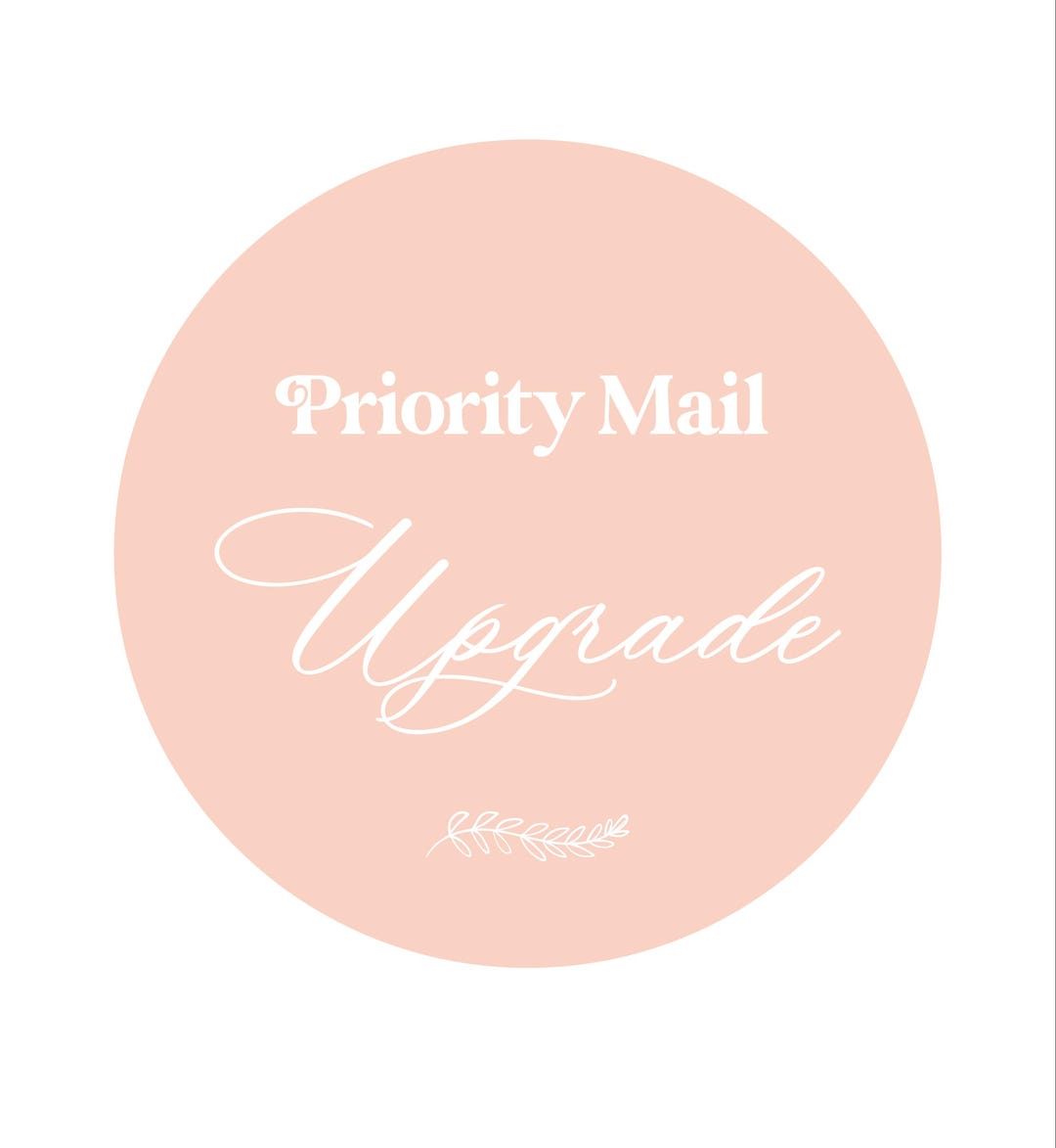 Priority Mail Upgrade - Etsy