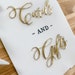 3D Arched Wedding Sign TRIO / Bundle Wedding Signs / Three - Etsy