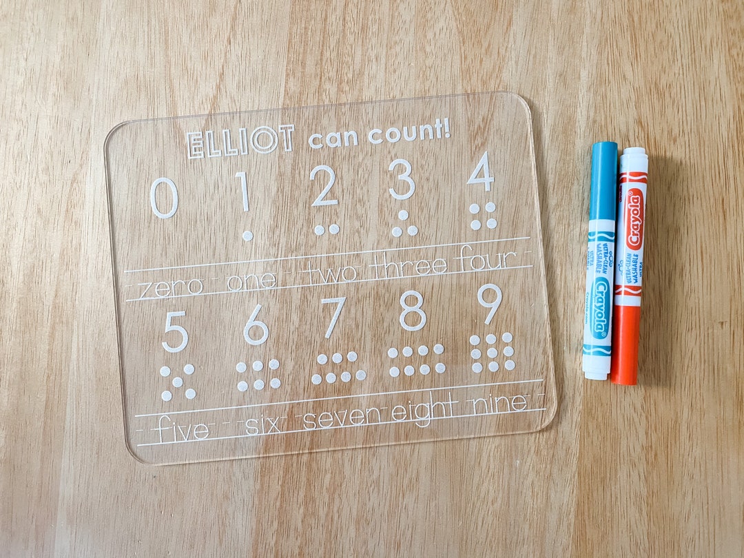 Number Tracing Board / Tracing Board / Number Learning / Handwriting ...