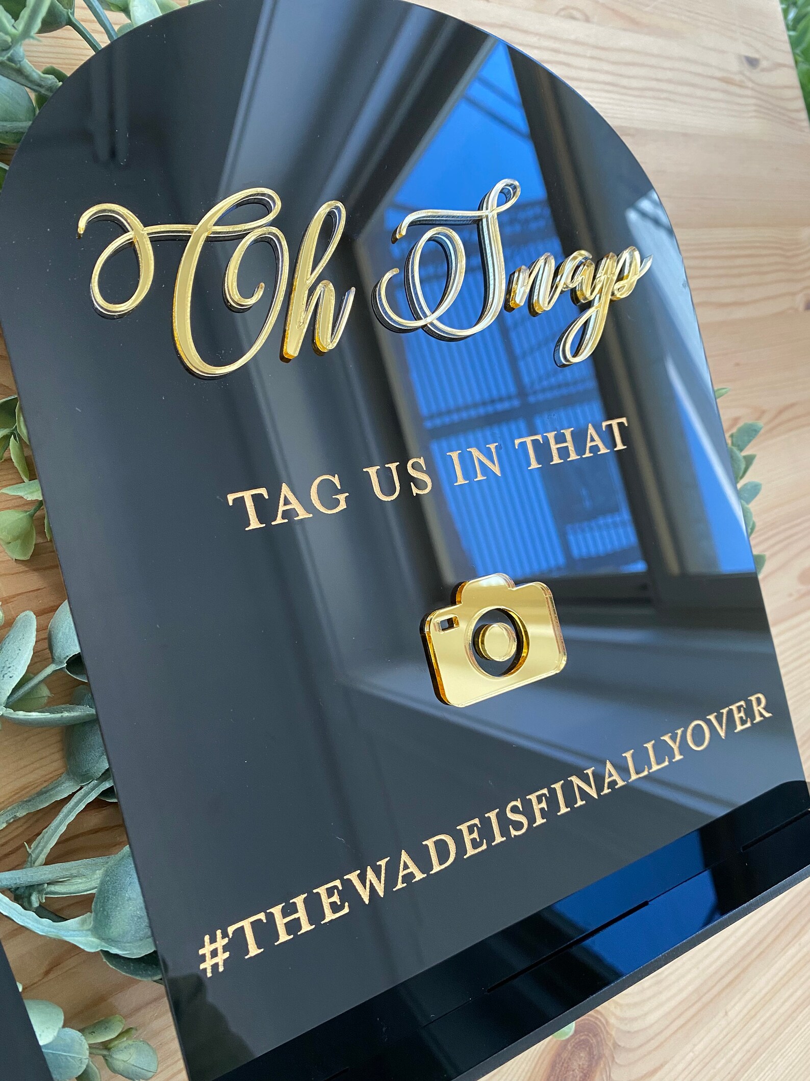 3D Arched Wedding Sign TRIO / Bundle Wedding Signs / Three - Etsy