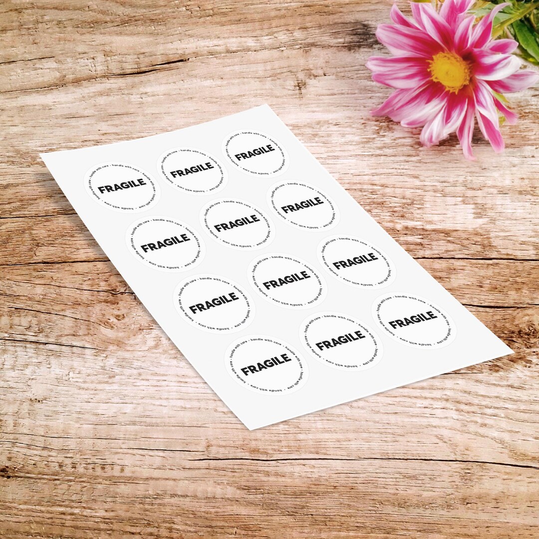 Custom Round Stickers | Personalized Logo, Packaging, Favors - Etsy