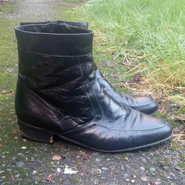 70s Mens Boots - Etsy