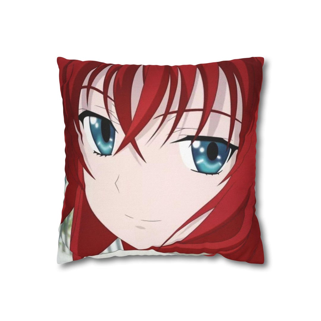 Rias Gremory Pillow, Anime Square Pillowcase, Cozy Room Decor, Gift for ...