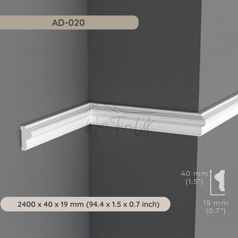 Elegant Wainscoting Panels - Easy Install Half Wall Molding - Wandstuck ...