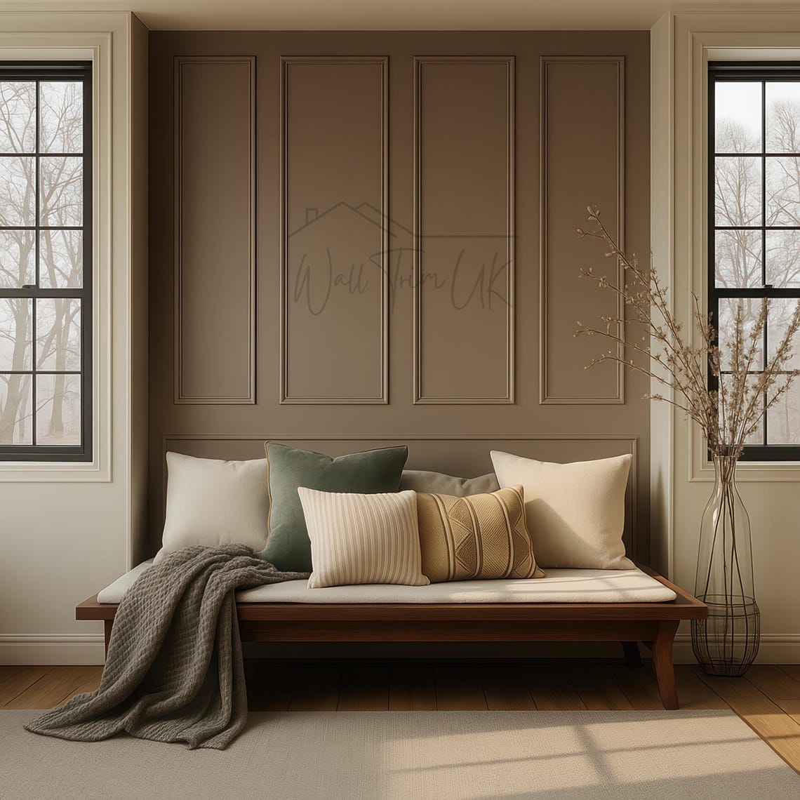 Wall Panelling Frame – Decorative Wall Panels – Wall Moulding Kit – Pre ...