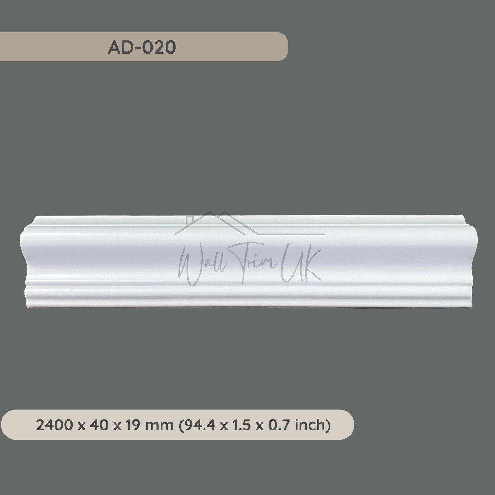 Half Wall Molding Kit With 8cm Border – Frame Wall Molding ...