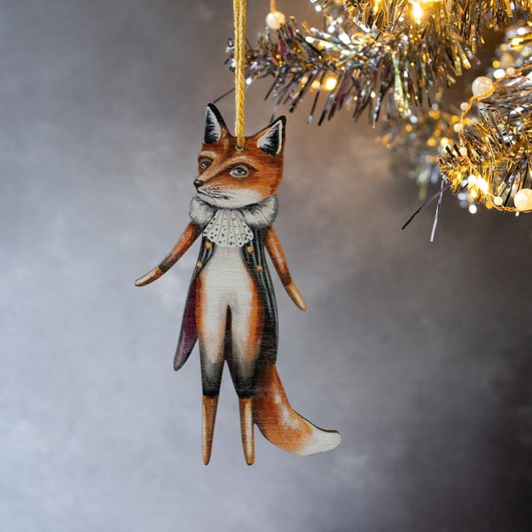 Fox Ornament - Etsy