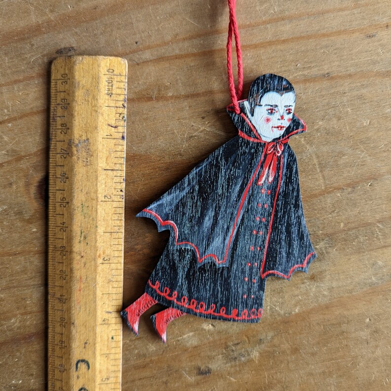 Vampire Hanging Ornament Made From Laser Cut Wood - Etsy