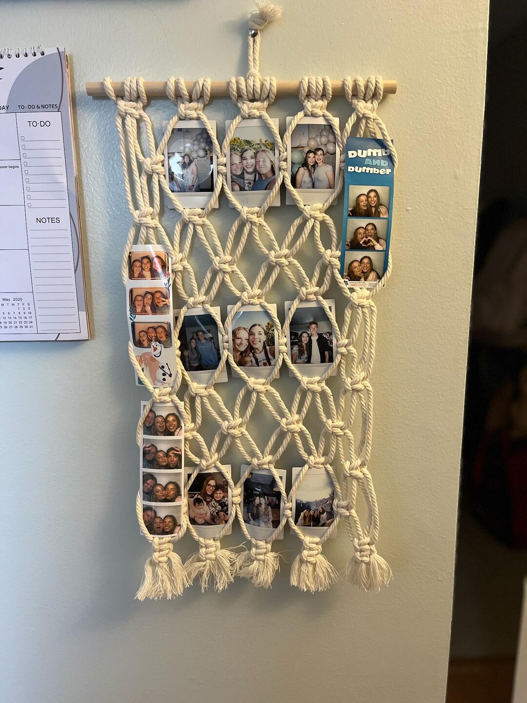 Macrame Instax Mini Polaroid Picture Hanger - Etsy