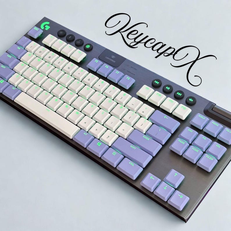 RGB Shine Through PBT Keycap Set With Numpad for Logitech G813 G915 ...