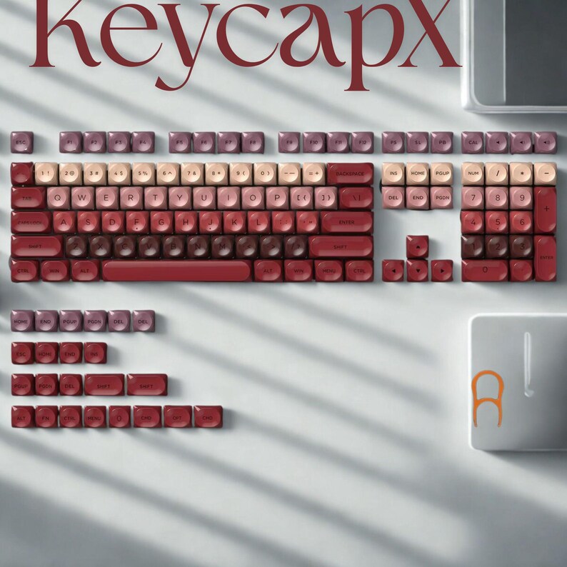 128-key Keycap Set With ISO Enter | Double-shot for ANSI & ISO Mx ...