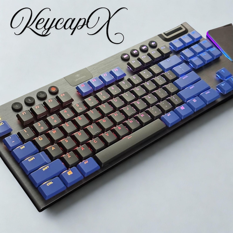 RGB Shine Through PBT Keycap Set With Numpad for Logitech G813 G915 ...