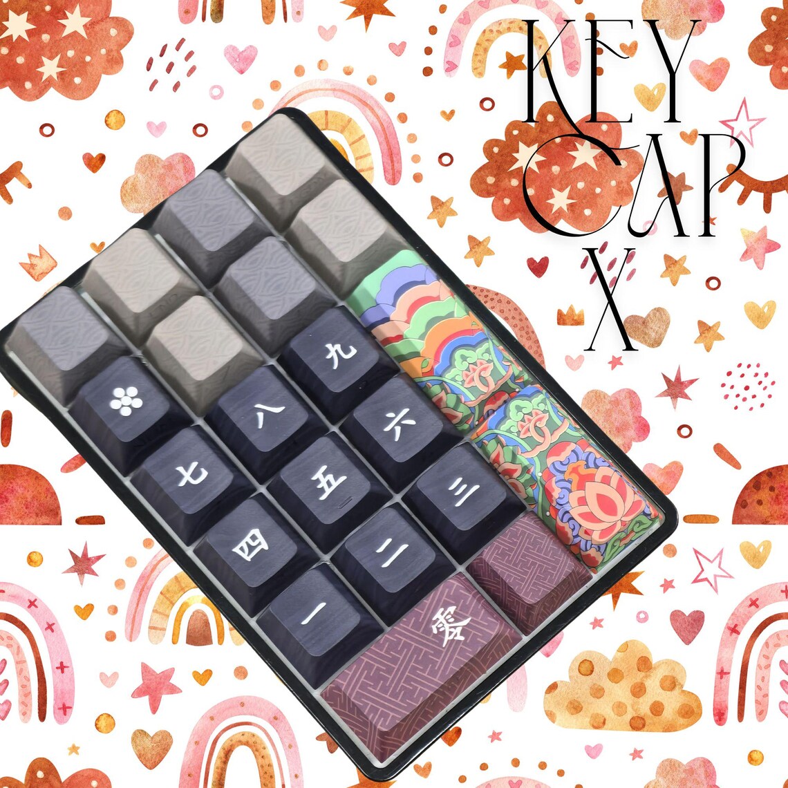 Hangul Korean Keycaps Set | Dancheong PBT Cherry Profile | Side Print ...