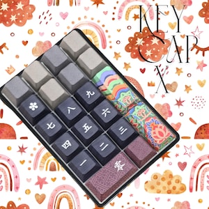Hangul Korean Keycaps Set | Dancheong PBT Cherry Profile | Side Print ...