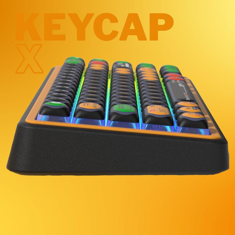 Black Camera Theme Keycap Set – Rounded PBT Keycaps for MX Switches ...