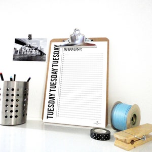 Printable To Do List Monday To Sunday To Do List Weekly | Etsy