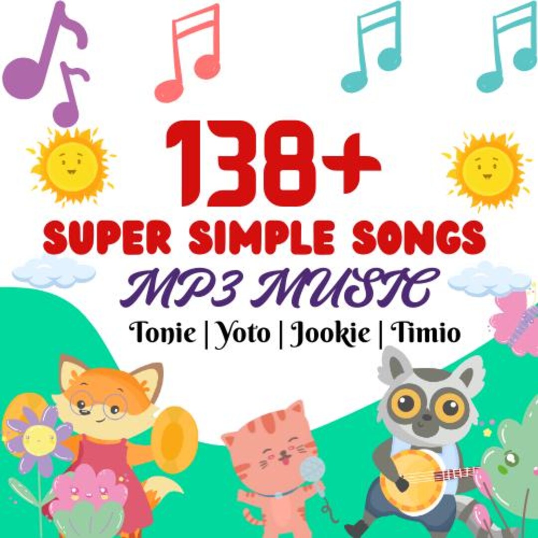 138 Super Simple Songs Playlist, Music Collection for Tonie Box, Yoto ...