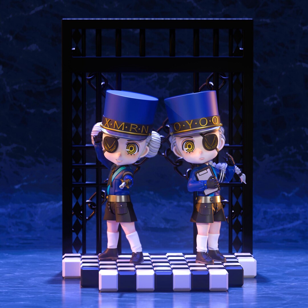 3D STL Figure to Print Justine and Caroline Persona 5 Shin Megami ...