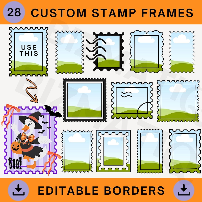 Square Fun Frames - Etsy