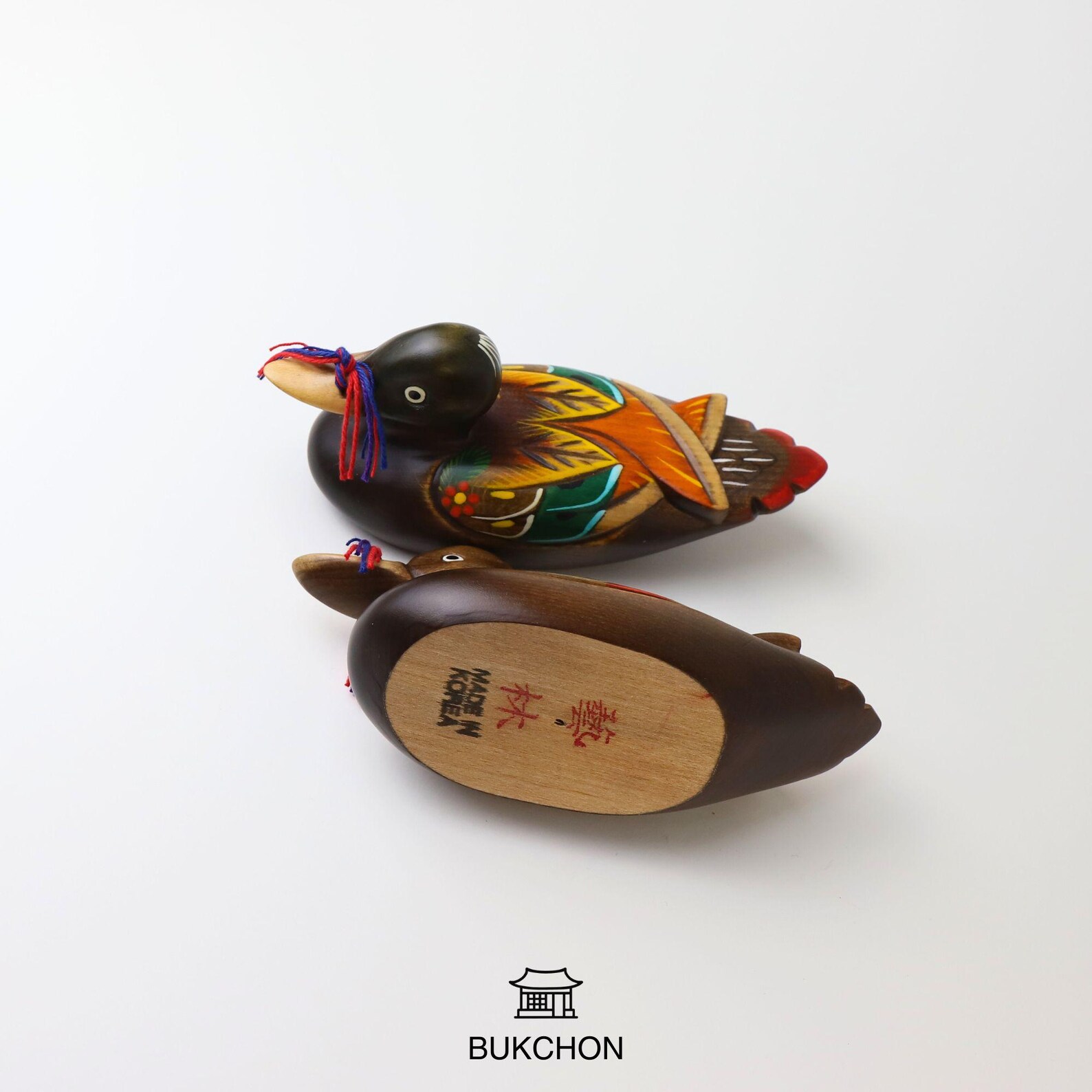 Hand-carved Korean Wooden Wedding Ducks – Pair of Love Geese With ...