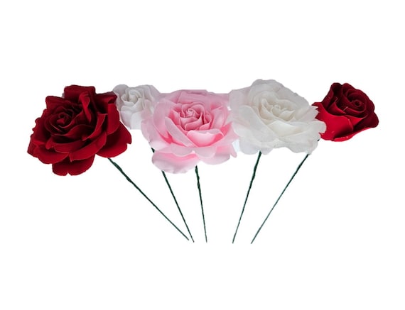 Flores Con Tallos Largos Rosas Rojas De Tallo Largo