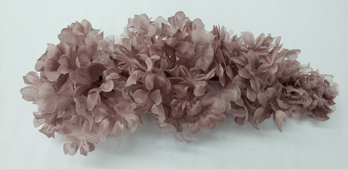 M&S Schmalberg 11" Silk Violet Flower Garland - Millinery Flower Pin ...