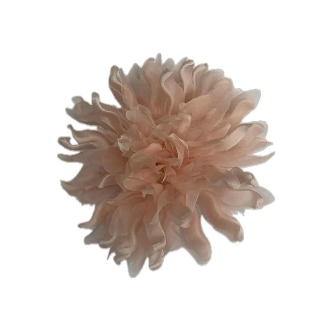 M&S Schmalberg 5.5" Jagged Chrysanthemum Two-tone Blush Pink Silk Satin ...