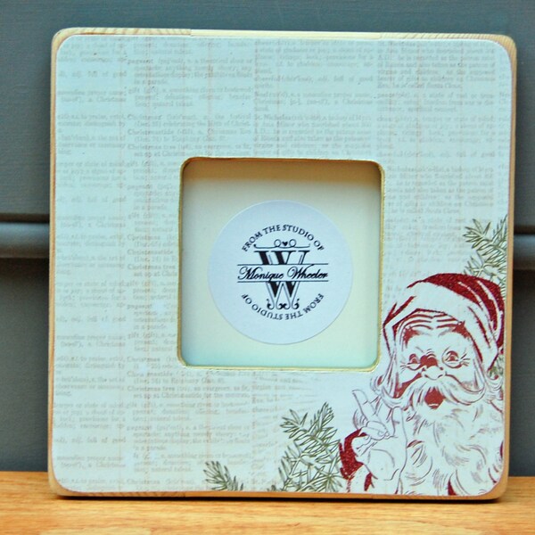 Santa Picture Frame - Etsy