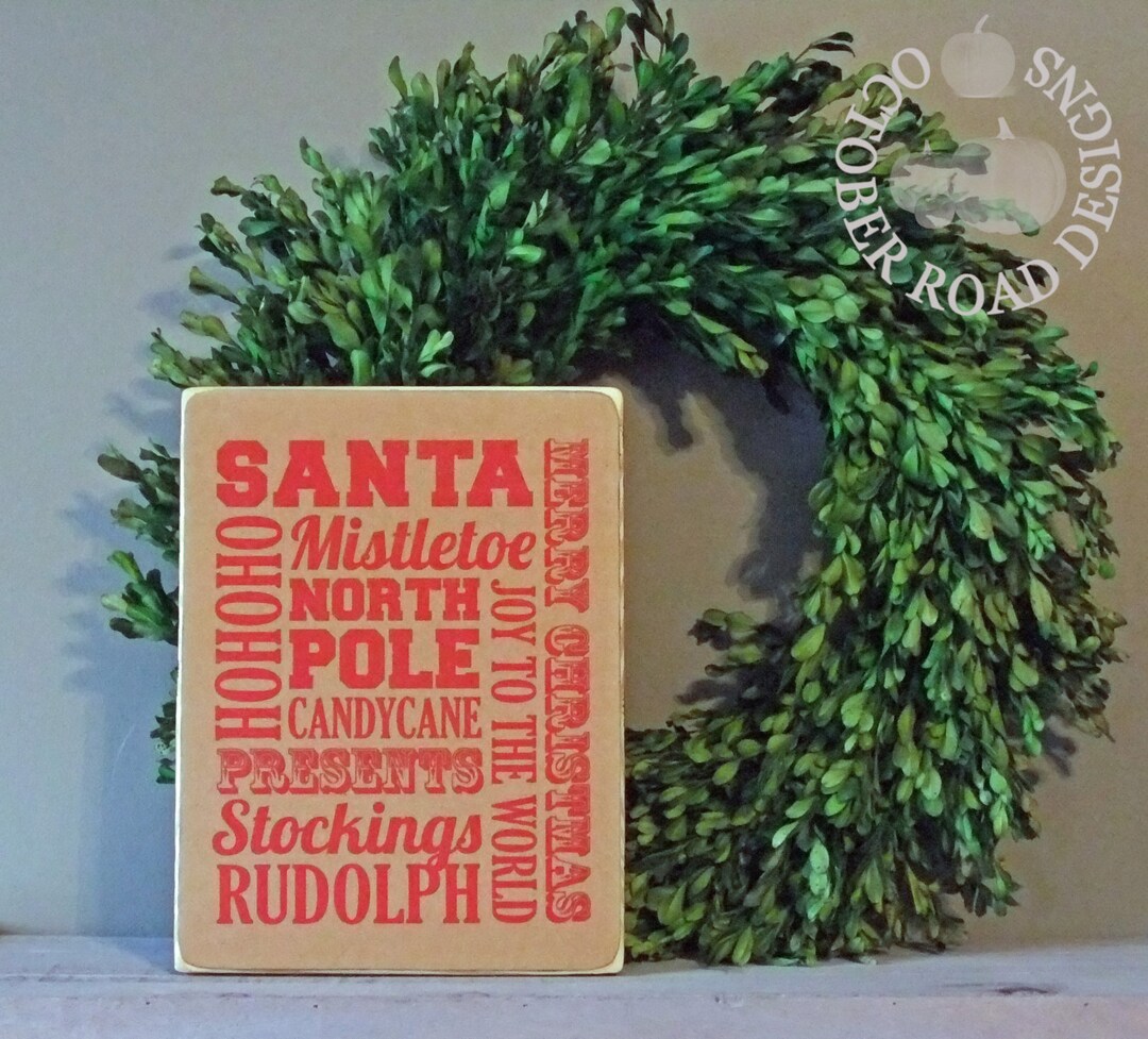 Christmas Subway Sign by October Road Designs - Etsy