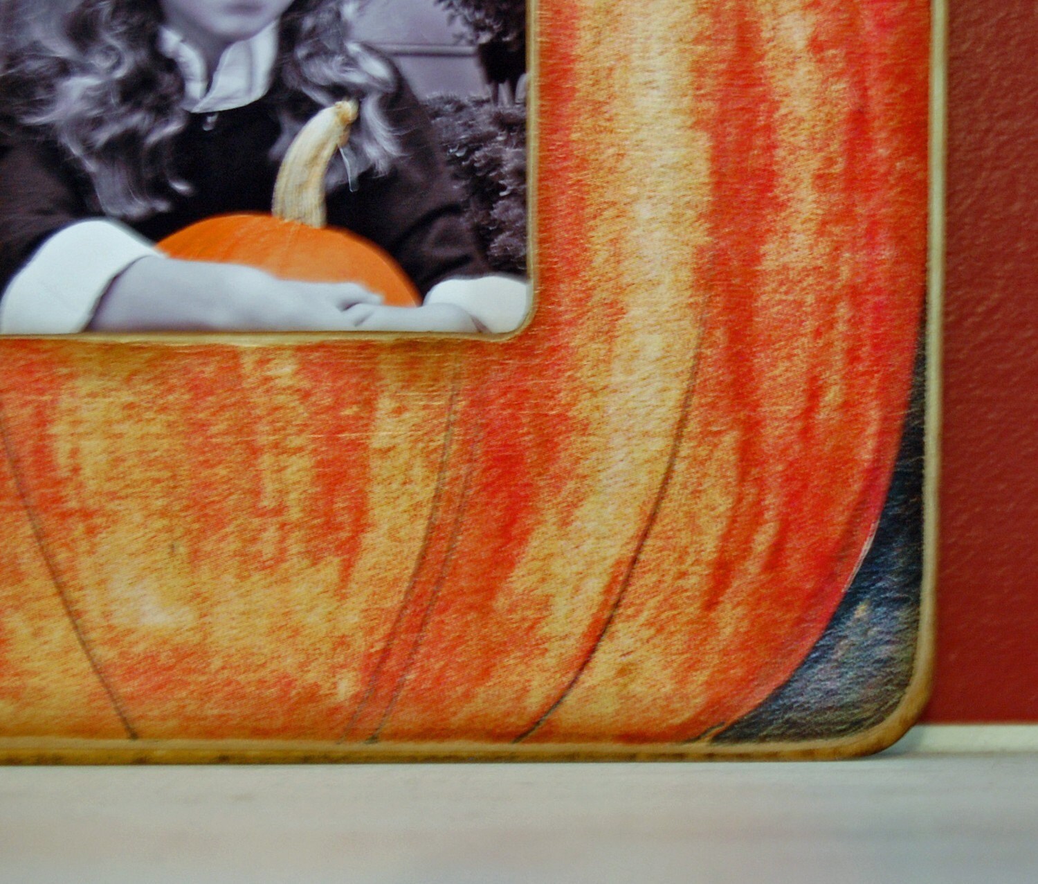 Pumpkin Picture Frame - Etsy