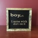 Boy Definition Wood Sign - Etsy