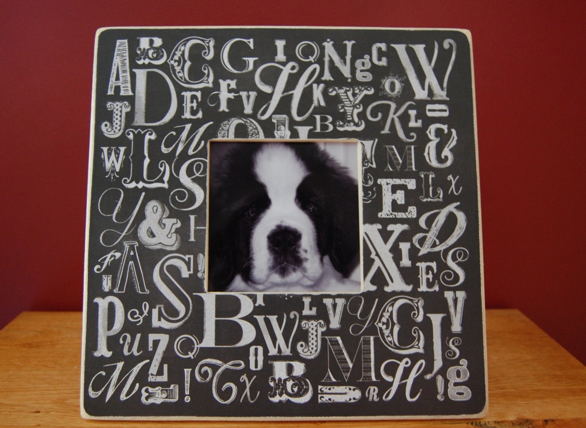 Picture Frame Alphabet Letters classic With a Touch of - Etsy