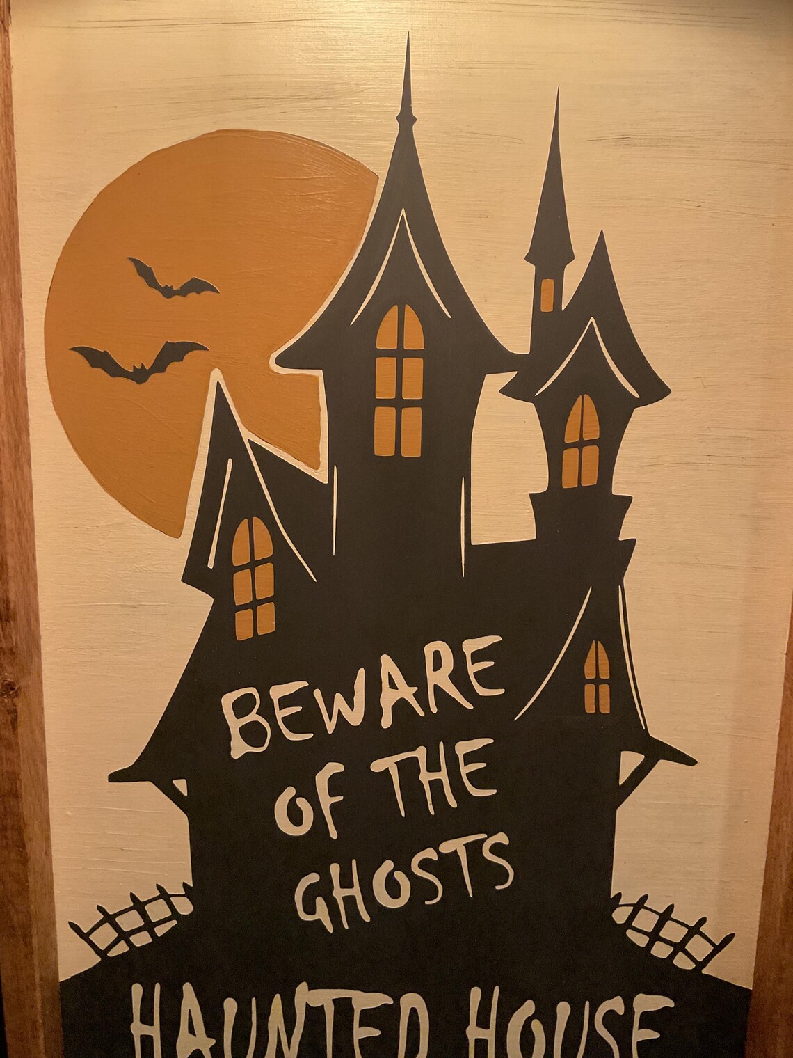 Halloween Sign "haunted House" by October Road Designs - Etsy