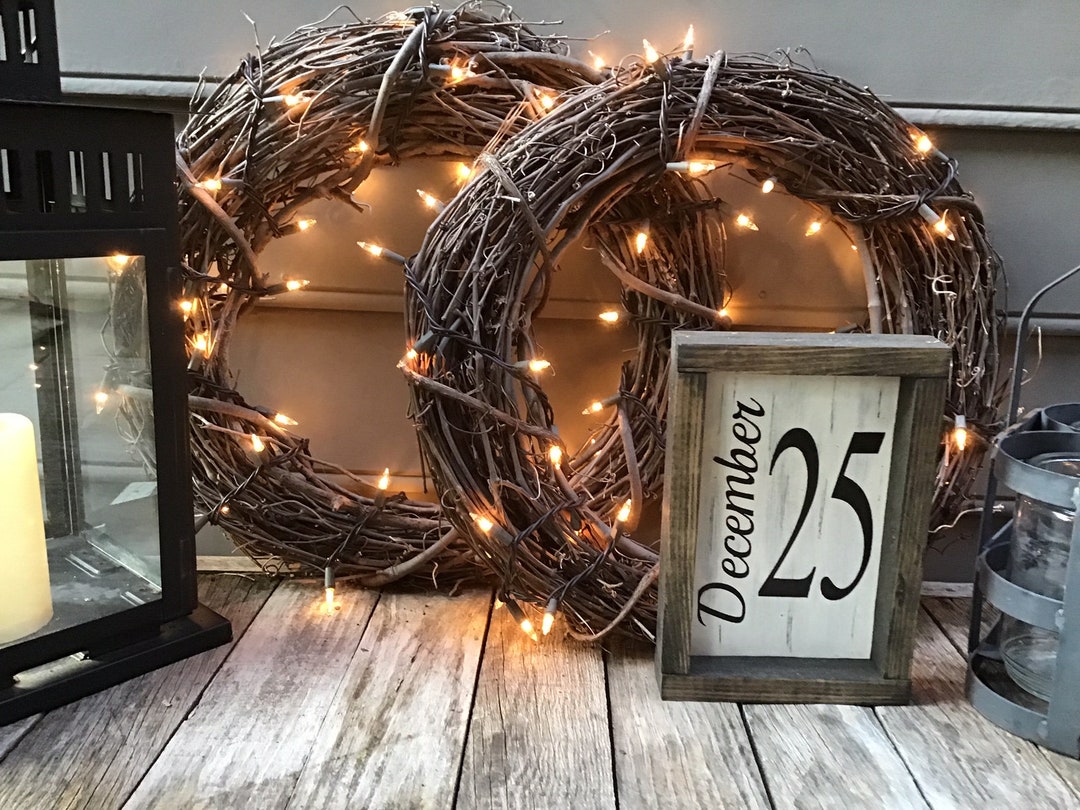 Christmas Sign "december 25th" by October Road Designs - Etsy