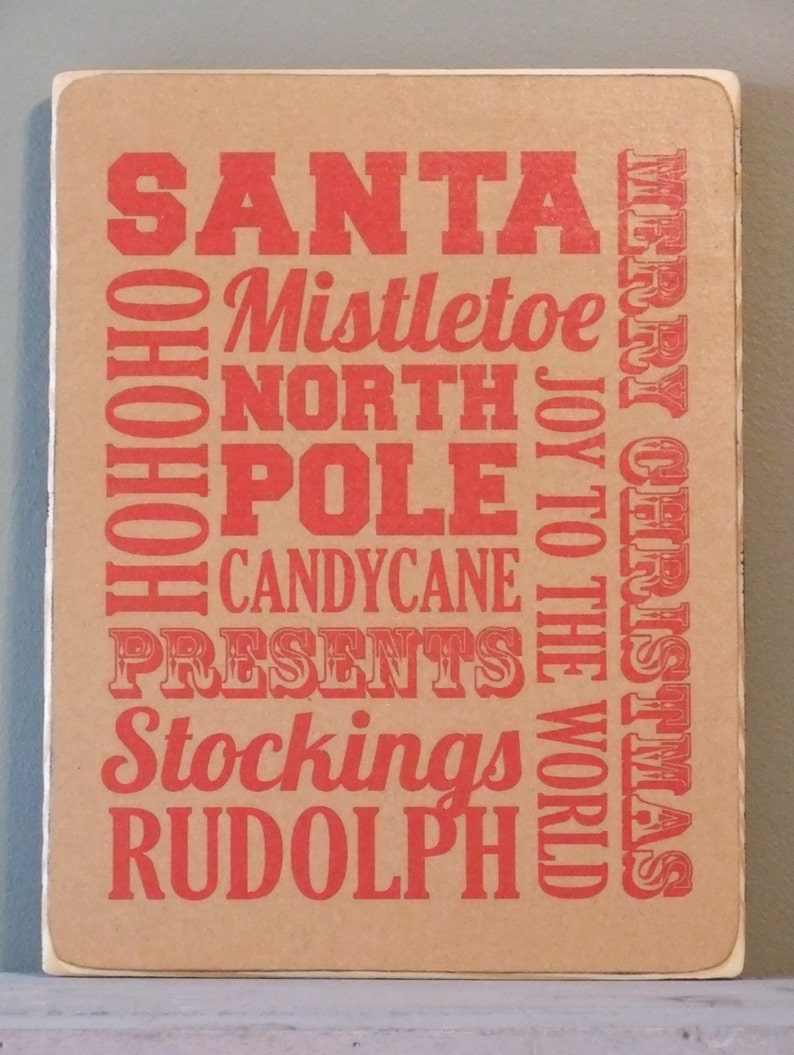 Christmas Subway Sign by October Road Designs - Etsy